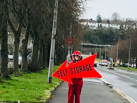 Dragon man Dan in Cardiff! - Storage Works | Secure Self Storage